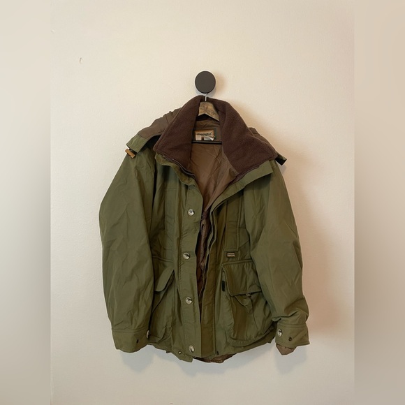 Vintage | Jackets & Coats | Vintage Remington Olive Green Goretex ...